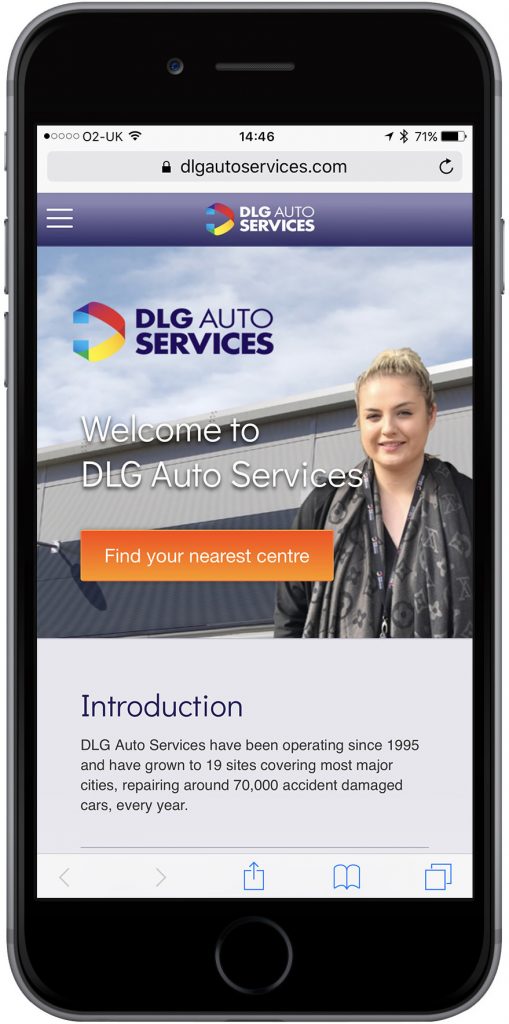 Website & photography - Direct Line Group Auto Services - Viccari Wheele